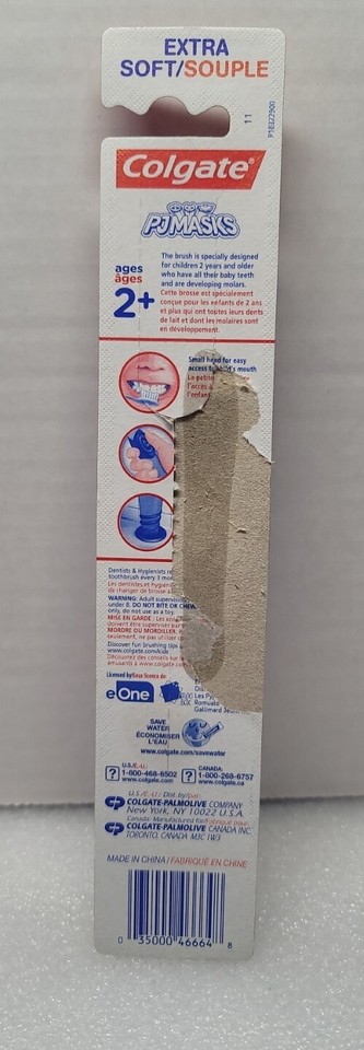 Colgate Kids Extra Soft - PJ Masks Toothbrush Bundle. 2 Battery Power ...