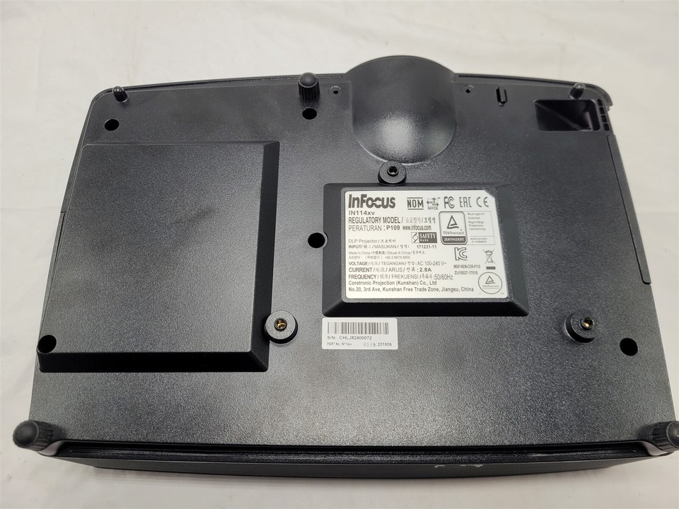 InFocus IN114xv DLP Projector 834 Lamp Hours w/ Power Cable | eBay