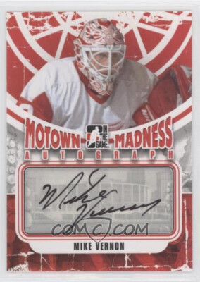 2012-13 In the Game Motown Madness Autographs A-MV Mike Vernon SP Auto ...