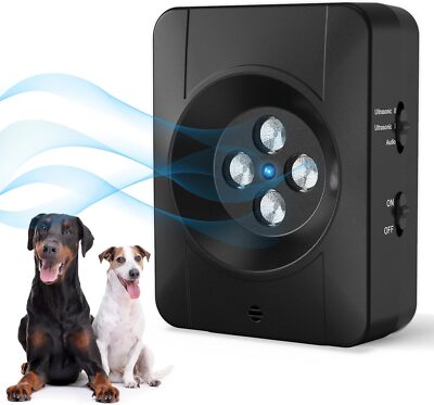 Ultrasonic Anti Bark Device Outdoor Dog Barking Control Stop Repeller ...