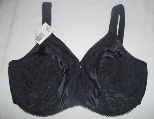 NWT NEW Wacoal 32DDD Satin & Lace Slimline Minimizer UW Bra #85150 ...
