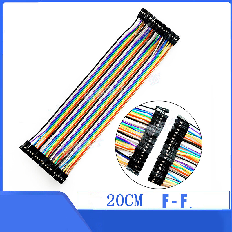 Dupont Jump Wire F-F Jumper Breadboard Cable Lead 1 Pin - 10 Pin For ...