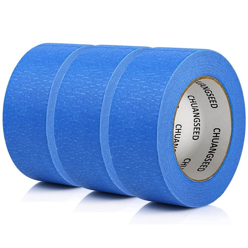 3-Pack Blue Painters Tape 1.88 Inches x 60 Yards Blue Masking Tape Bulk ...