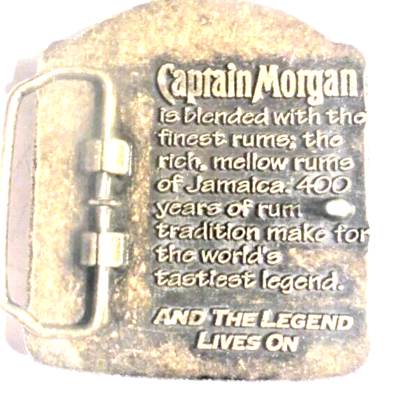 Rare EXPIRED Vintage CAPTAIN MORGAN Belt Buckle in Package Original ...