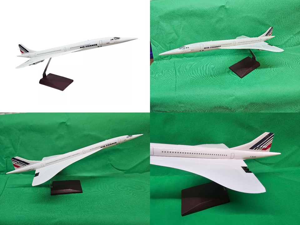Air France Concorde 50cm Supersonic LED Lights Jet Metal Aircraft Plane ...