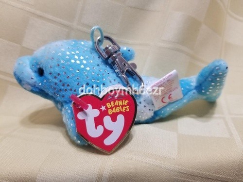Ty Beanie Babies Baby 2006 Keychain clip Docks Dolphin | eBay