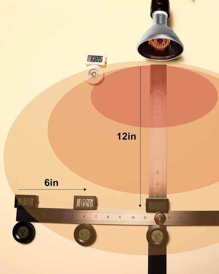 Deep Heat Projector Reptile 80W Infrared Reptile Heat Lamp Bulbs Heat ...