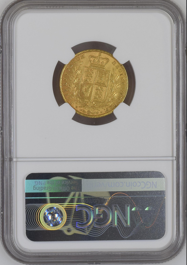:1862 GREAT BRITAIN VICTORIA GOLD SOVEREIGN NGC UNC DETAILS LOW POP ...