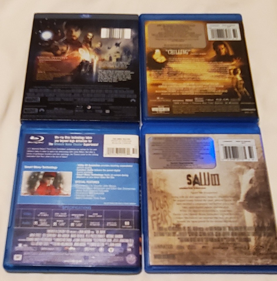 Blue Ray Movies - PICK & CHOOSE - LOT - VIEWED ONLY ONCE! COMBINED ...