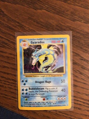 Gyarados 6/102 Base Set Unlimited Holo Rare Pokemon Card WOTC LP | eBay