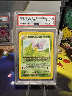Pokemon Neo Destiny Light Venomoth 53/105 PSA 10 POP 4! | eBay