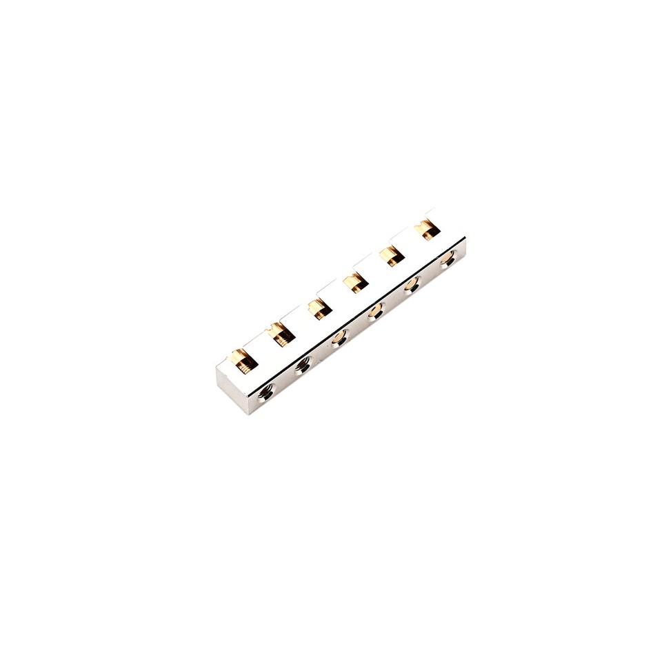 Pre-slotted 42MM Brass Guitar String Nut Compatible for LP SG SC ST 6 ...