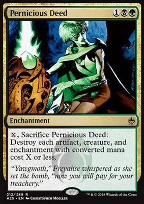 MRM ENGLISH Action Pernicieuse - Pernicious Deed MTG magic M25 | eBay