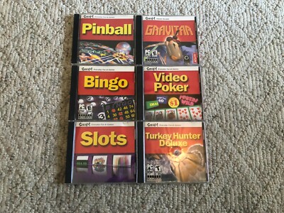 SNAP! PC Game CD-ROM Lot Bingo Pinball Gravitar Poker slots Turkey ...