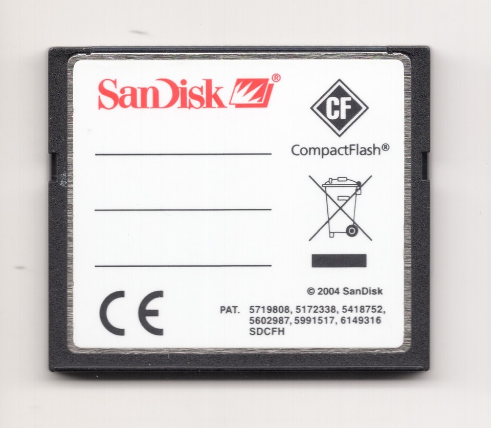 SanDisk Ultra II 2GB CF Compact Flash Camera Memory Card | eBay