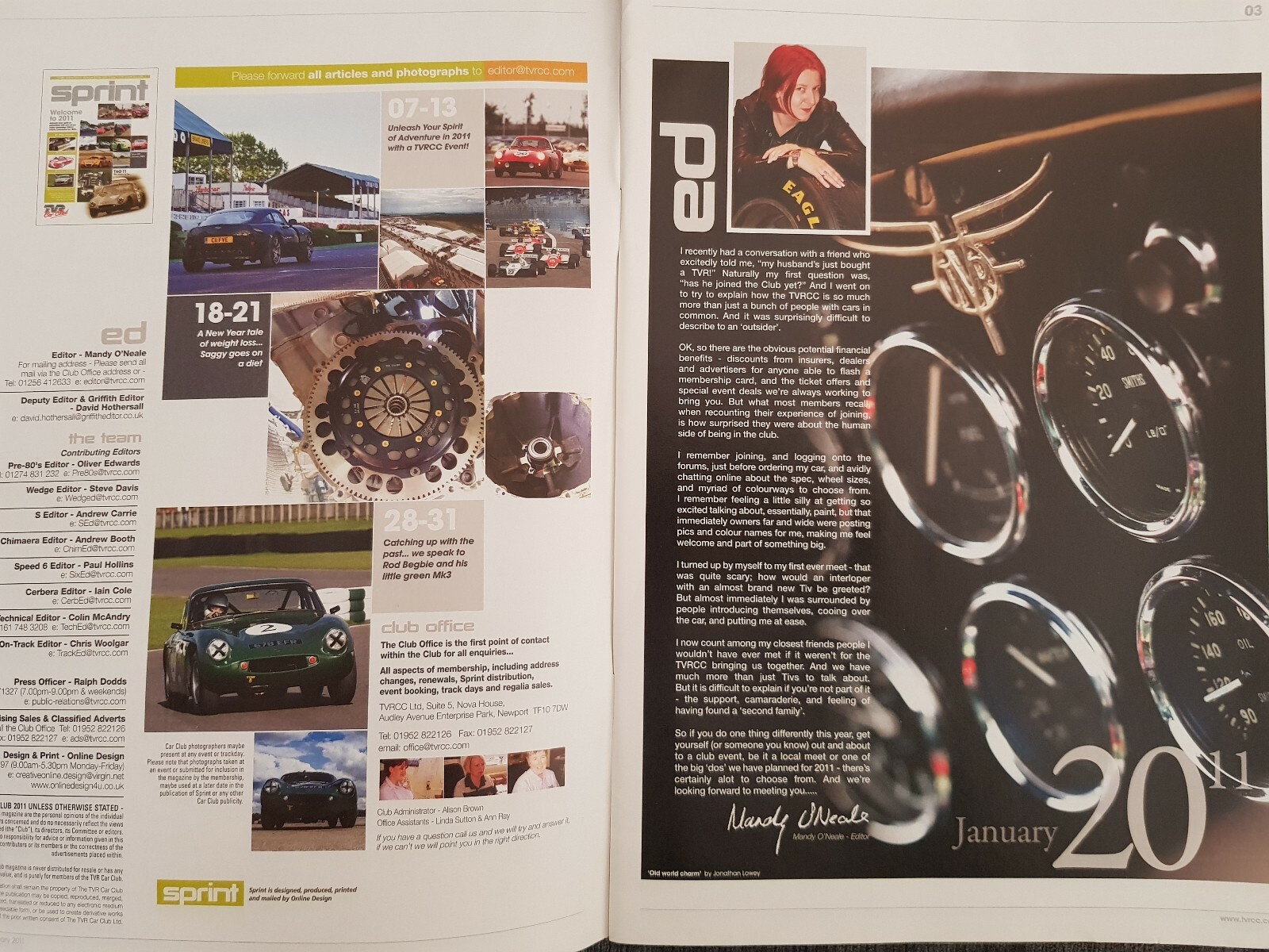 TVR Sprint Magazine January 2011 - Issue 421 | eBay
