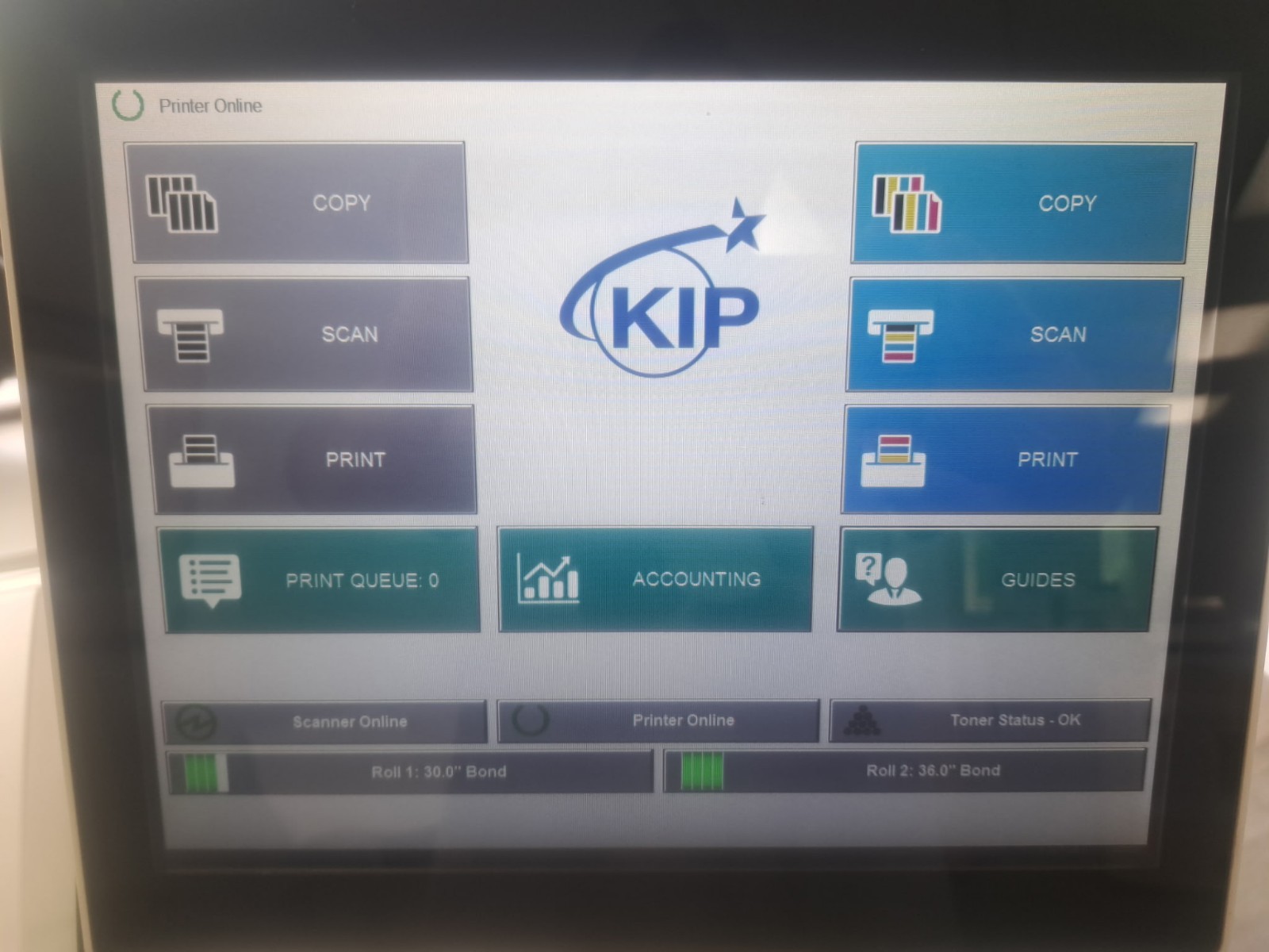 Kip 7170 2 Roll Wide Format Plotter MFP Refurbished includes local Ship ...