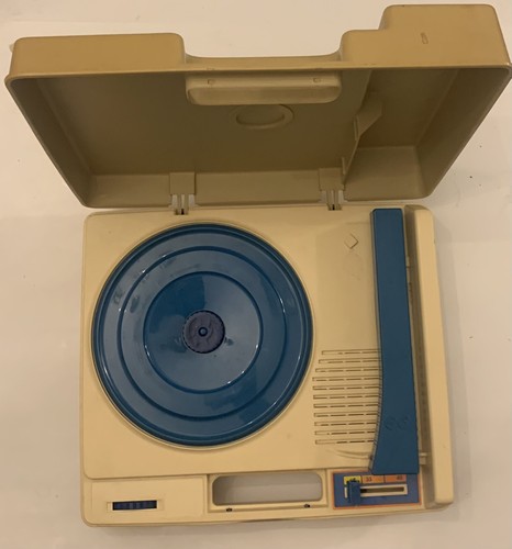 #2 Vintage 1978 Fisher Price Phonograph record player. Blue. WORKS | eBay