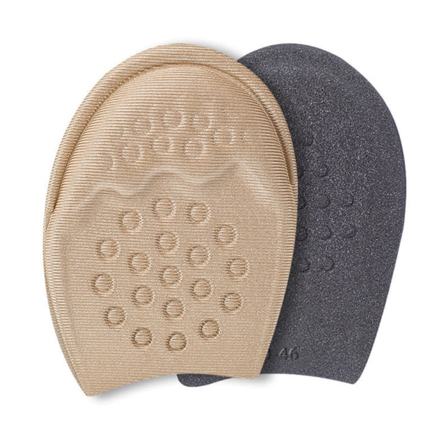 PAIR HALF INSOLES SHOE INSERTS FOREFOOT INSERT NON-SLIP SOLE CUSHION ...