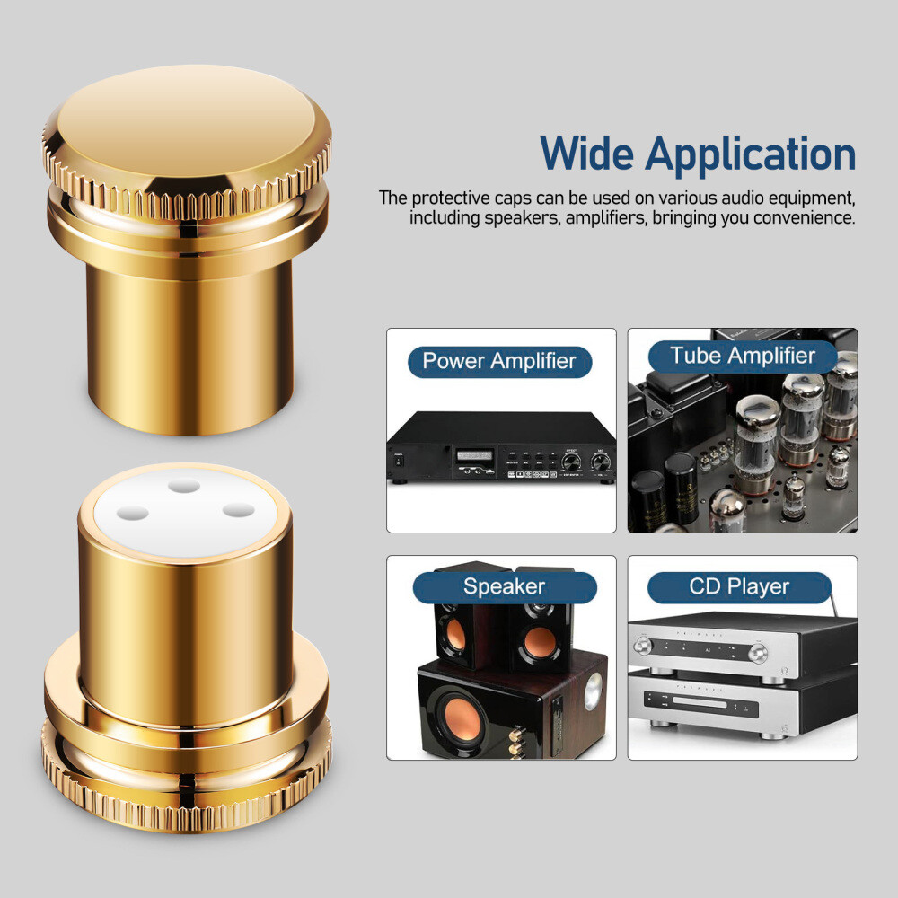 2 Pcs Microphone Audio Cap Cable Balanced Head Protective Female | eBay