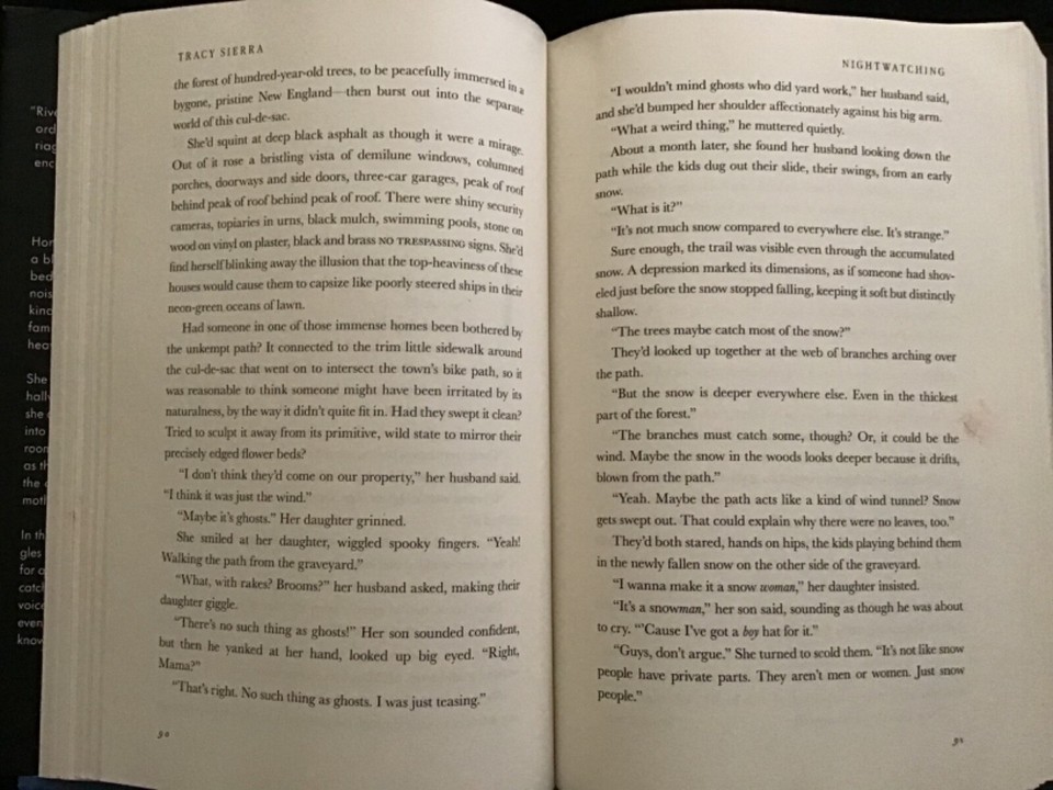 Nightwatching (a Novel) by Tracy Sierra-2024-Acceptable due to some ...