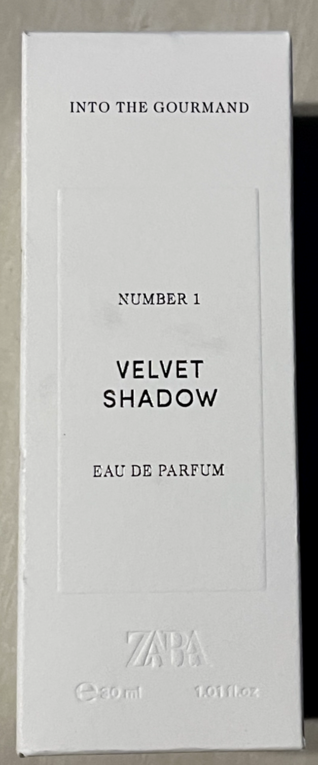ZARA VELVET SHADOW Number 1 Into the Gourmand 1.01 oz / 30 ml EDP Spray ...