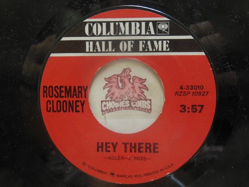 Rosemary Clooney – Hey There / Come On A My House, 45 RPM VG+ (21N) | eBay