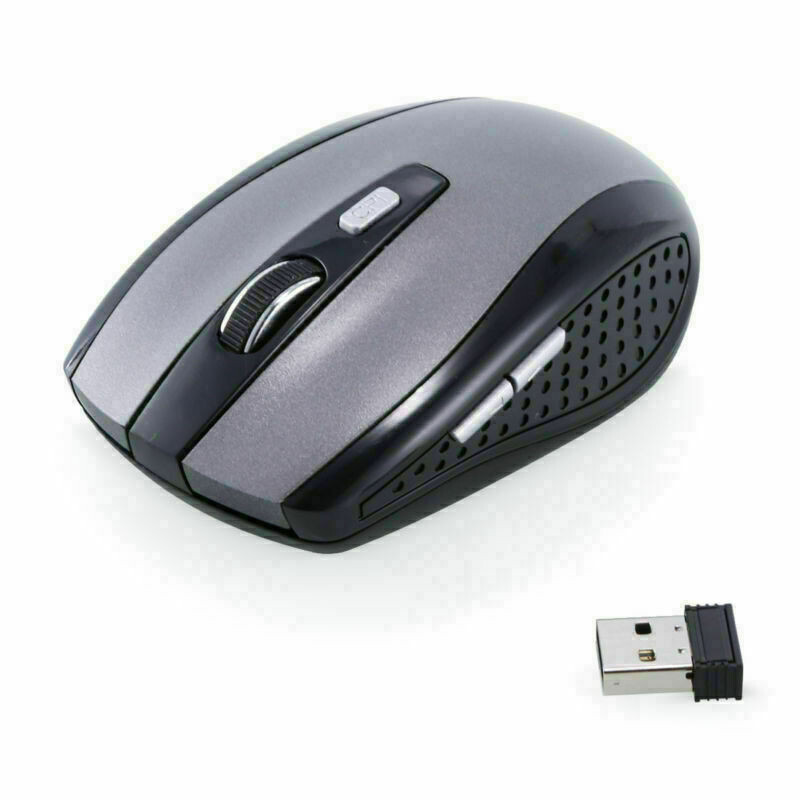 2 Wireless Optical Mouse Mice 2.4GHz USB Receiver For Laptop PC ...