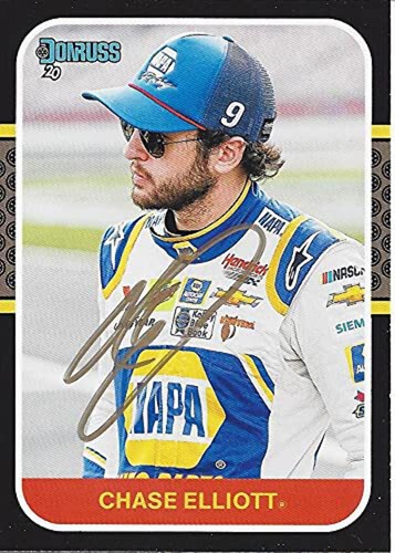 AUTOGRAPHED Chase Elliott 2020 Panini Donruss Racing (#9 NAPA Driver ...