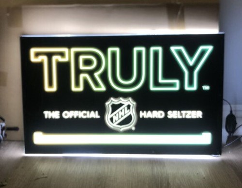 Truly Hard Seltzer NHL LED Sign | eBay