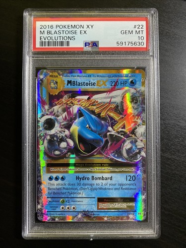 2016 Pokemon XY Evolutions #22 M Blastoise Ex PSA 10 GEM MINT. | eBay