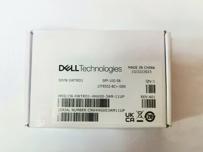 NEW Dell 0WTRD1 SFP-10G-SR 850nm MMF LC SFP+ LTF8502-BC+-DEN | eBay