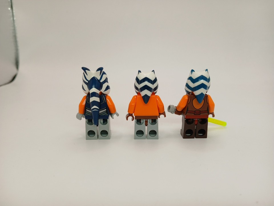 LEGO Ashoka Tano Minifigure Lot of 3 Star Wars Clone | eBay