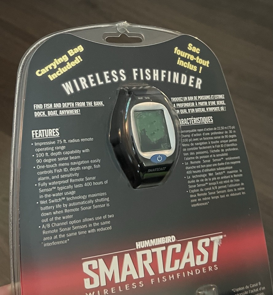 NEW Humminbird Smartcast RF30 Wrist Mount Wireless Fishfinders Fish ...