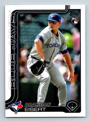 #359 Brandon Eisert 2025 Topps BASE RC Blue Jays | eBay