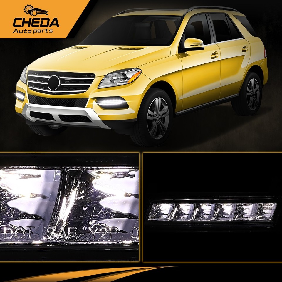 Fit For 2010-2012 Mercedes-Benz ML350 Daytime Running Lights Left ...