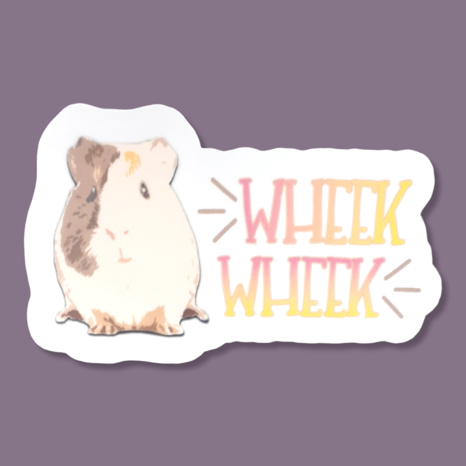 Guinea Pig Wheek Wheek 3" Vinyl Sticker | eBay