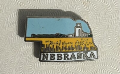 Enamel State of Nebraska Souvenir Tie Tack Lapel Pin (T47) | eBay