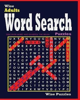 Wise Adults Word Search Puzzles by Wise Puzzles (2016, Trade Paperback ...