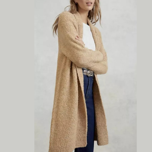 (F5) Anthropologie Lilla Womens Sweater Cardigan Size S Open Front Long ...