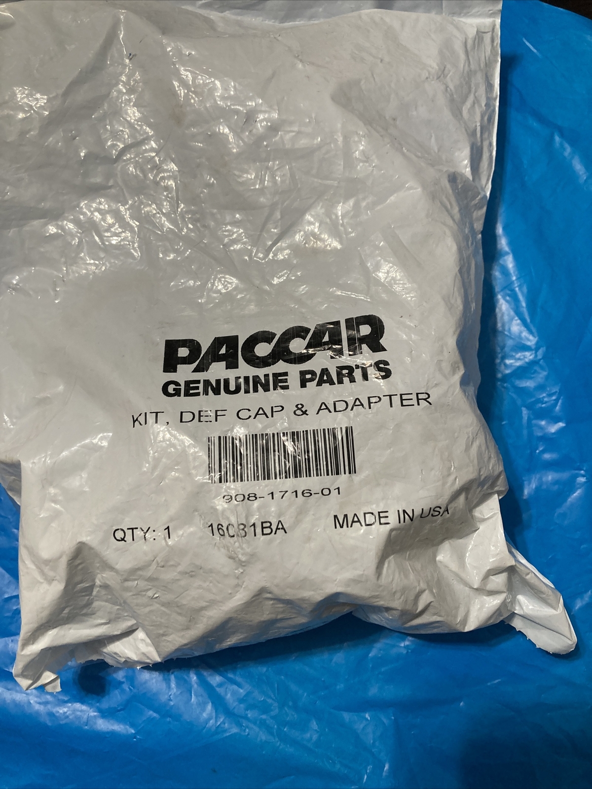 PACCAR Def Cap and Filler Neck Kit 908-1716-01 for sale online | eBay