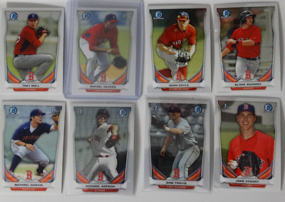 2014 Bowman Draft Chrome Boston Red Sox Team Set 8 Baseball Cards | eBay
