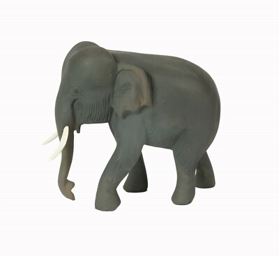 Grey Elephant - Trunk Down | eBay UK