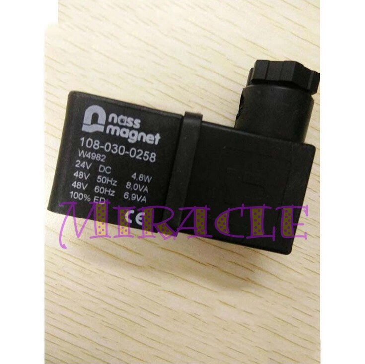 1Pc New Fit For nass magnet Solenoid Valve Coil 108-030-0258 W4982 ...