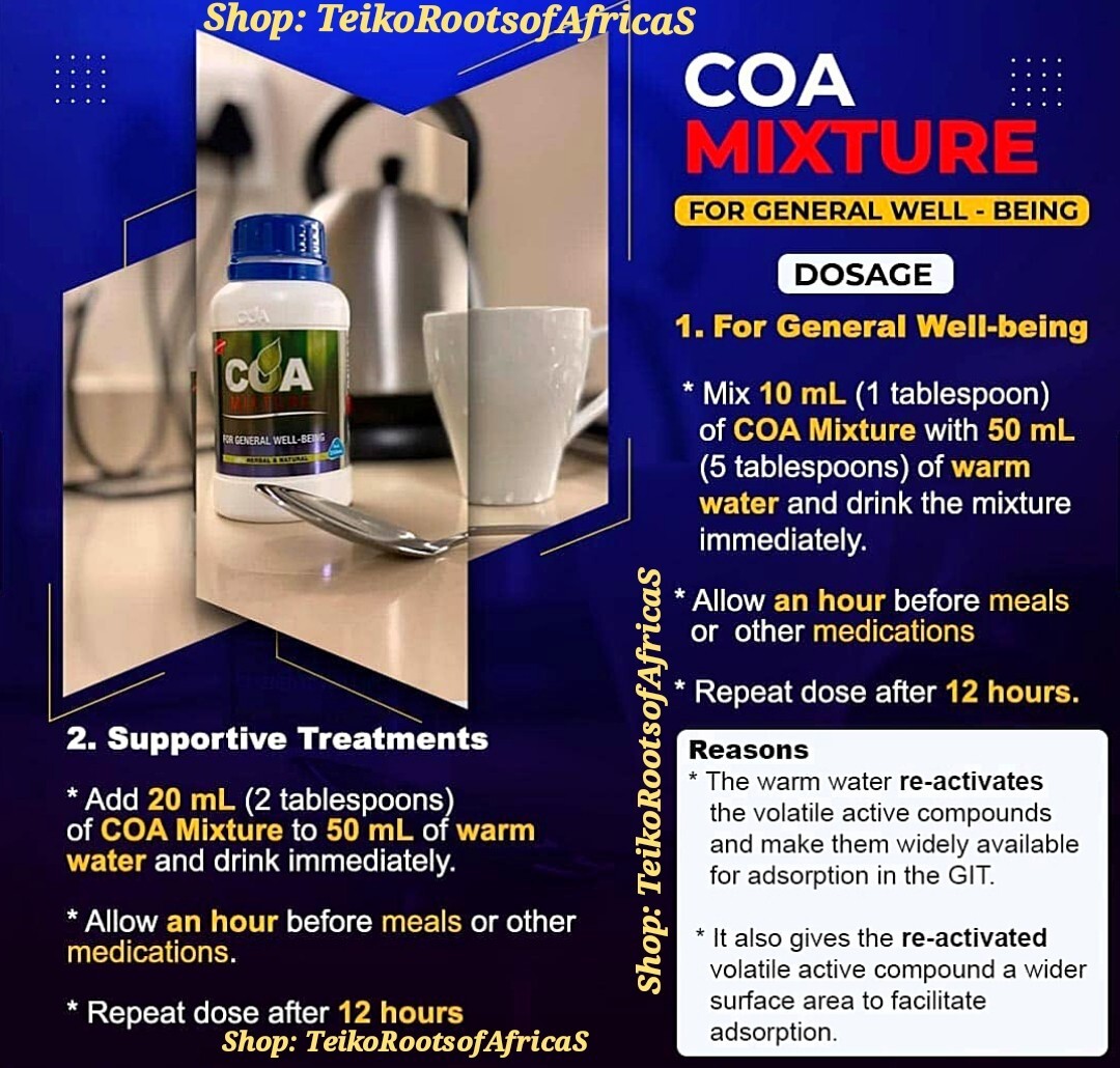 Improved COA Mixture (formerly COA-FS) for General Well-Being (1 x 250 ...