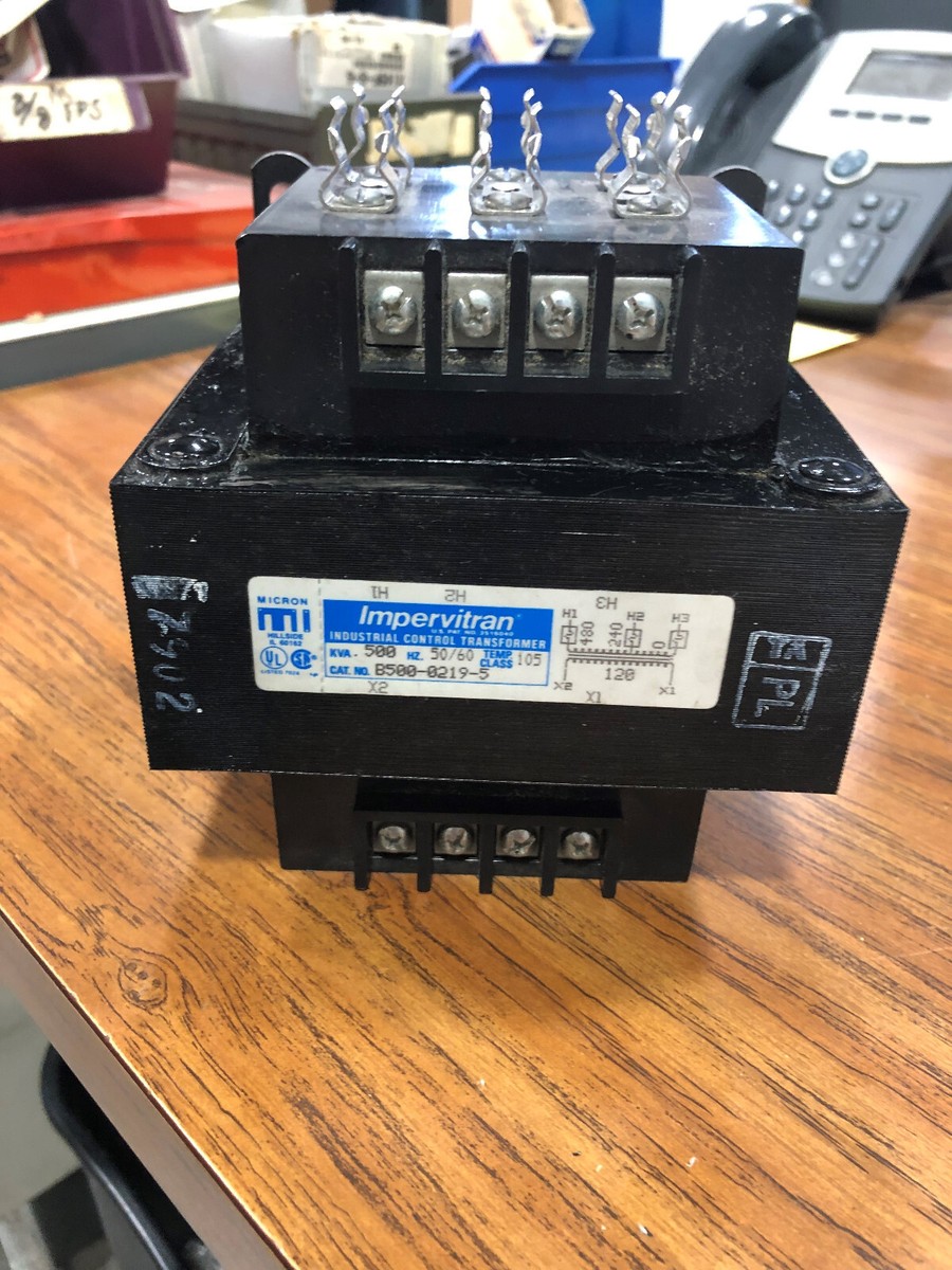 Impervitran Industrial Control Transformer MICRON B050BTZ13JK
