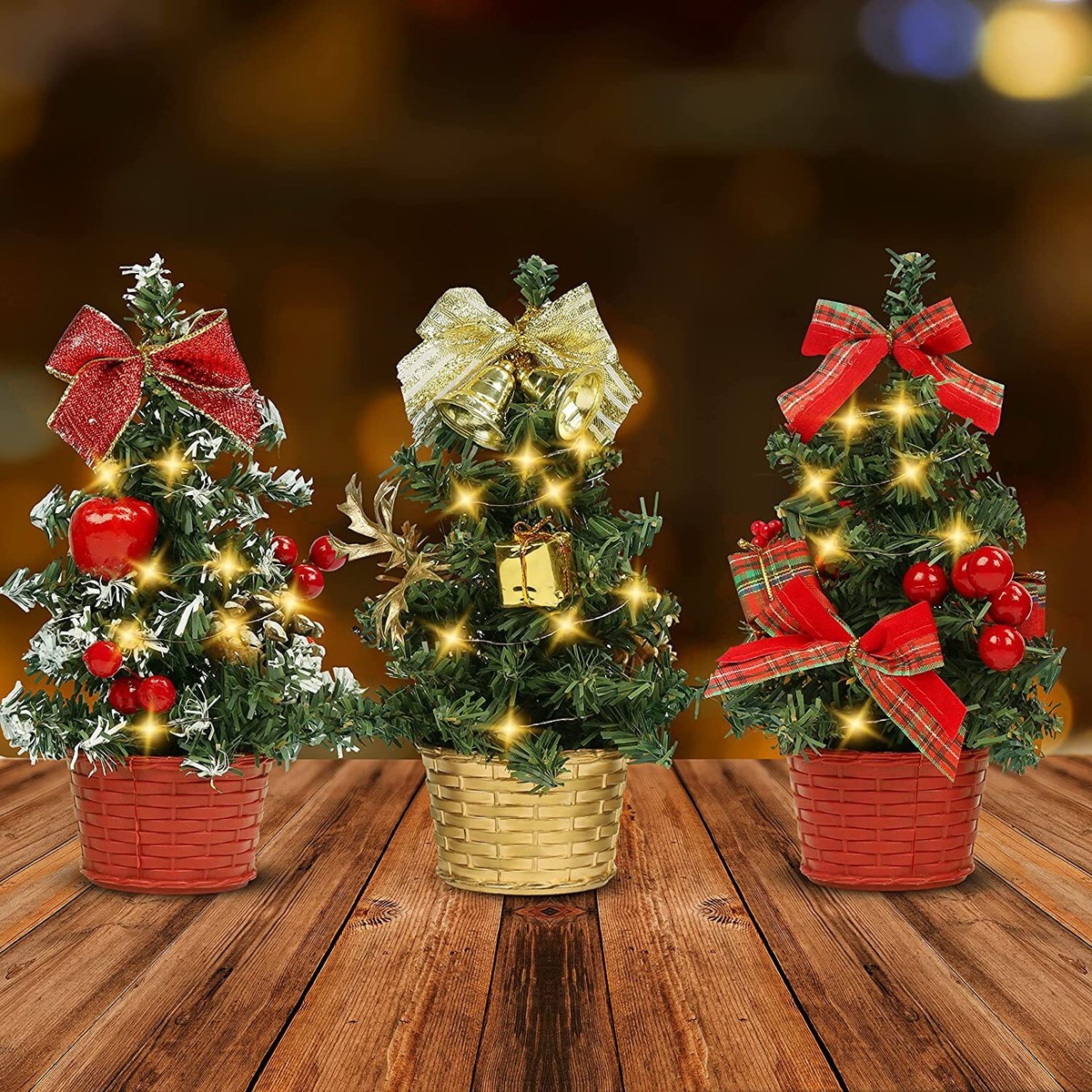 Decorative Tabletop Christmas Trees