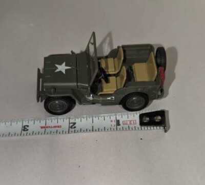 Menards U.S. Army Jeep Die Cast 1:48 O Scale! US Military Mash | eBay