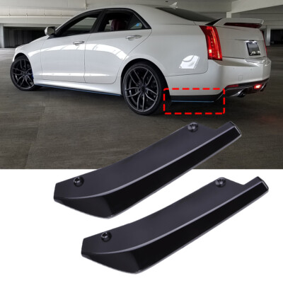 For Cadillac CT5 CT6 XT5 XT6 ATS CTS Rear Bumper Corner Lip Splitter ...