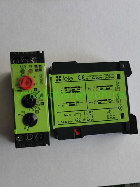Tele D6dm Analog Timer VDE0435 Multifunction Changeover Relay for sale ...